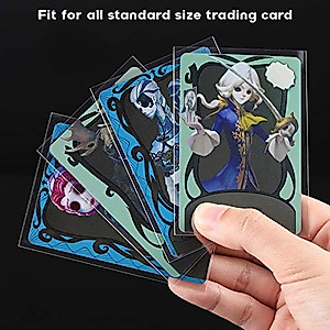 1200 Pieces Clear Inner Sleeves Soft Penny Card Sleeves Fit for Standard Cards Playing Card Sleeves for Trading Protective Cards for Boys Girls Business Sports (2.71 x 3.84 inch)