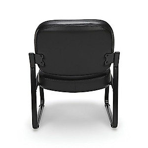 OFM Big & Tall Armless Guest and Reception Chair, Black