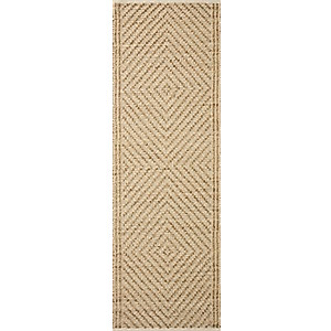 Loloi Angela Rose x Colton Collection CON-04 Natural/Ivory, Contemporary 9'-0" x 12'-0" Area Rug