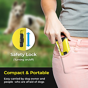 Dog Bark Deterrent Devices, Professional Anti Barking Training & Behavior Aid Ultrasonic Tool - w/ 3X Sonic Emitters 50ft Range, Ultra-Bright LED Flashlight | Alternative to Painful Dog Shock Collar