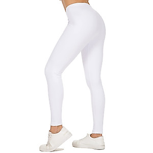 MANCYFIT Thermal Pants Women's Thermal Underwear Bottoms Thick Fleece Lined Leggings Women Cold Weather White Small