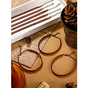 Trnayi 40 Pcs Religious Christian Gifts Christian Leather Bracelets Inspirational Bracelets for Women Bible Verse Bracelets Religious Bracelets Jewelry for Women Men, Birthday Confirmation Gifts