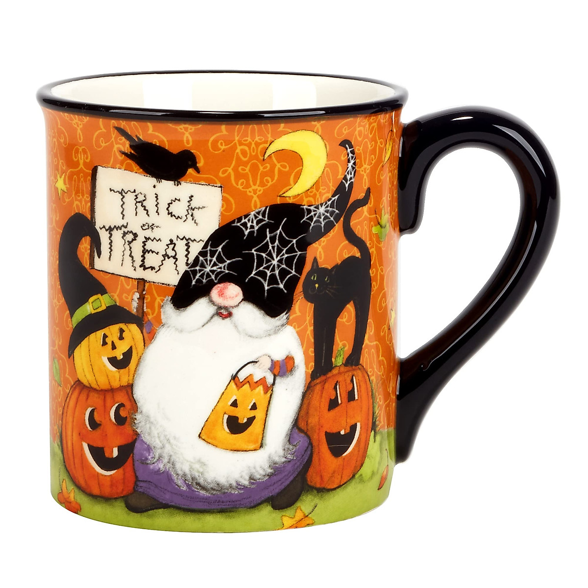 Certified International Halloween Gnomes 18 oz. Mugs, Set of 4, Multicolored