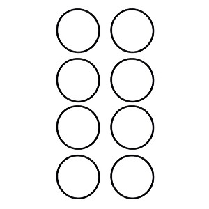 AR-PRO 8-Pack CLX200K Replacement O-Ring | Compatible with Hayward Pool Chlorinator Lid CL200/CL220, Exact Fit, Made of Premium, Heavy Duty Rubber