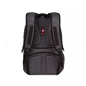 SwissGear ScanSmart Laptop Backpack, Fits Most 16" Notebook Computers, Swiss Gear Outdoor, Travel, School Bag Bookbag, Black Color