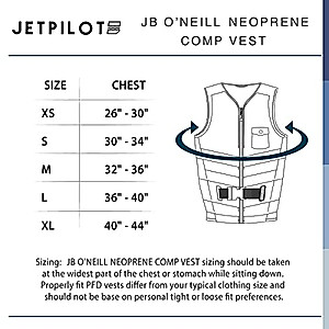 Jetpilot JB Oneill Neoprene Comp Vest-Black-M