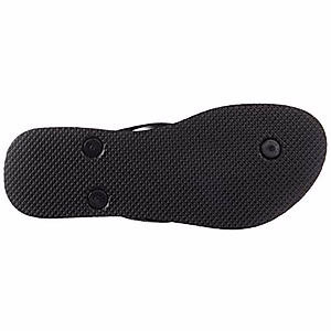 OLD NAVY Flip Flop Sandals for Woman, Great for Beach or Casual Wear (5, Black)