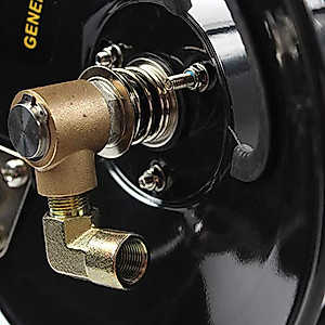 General Pump D30002 3/8" x 100' Steel Hose Reel with Swivel Arm and Mounting Bracket, 4000 PSI
