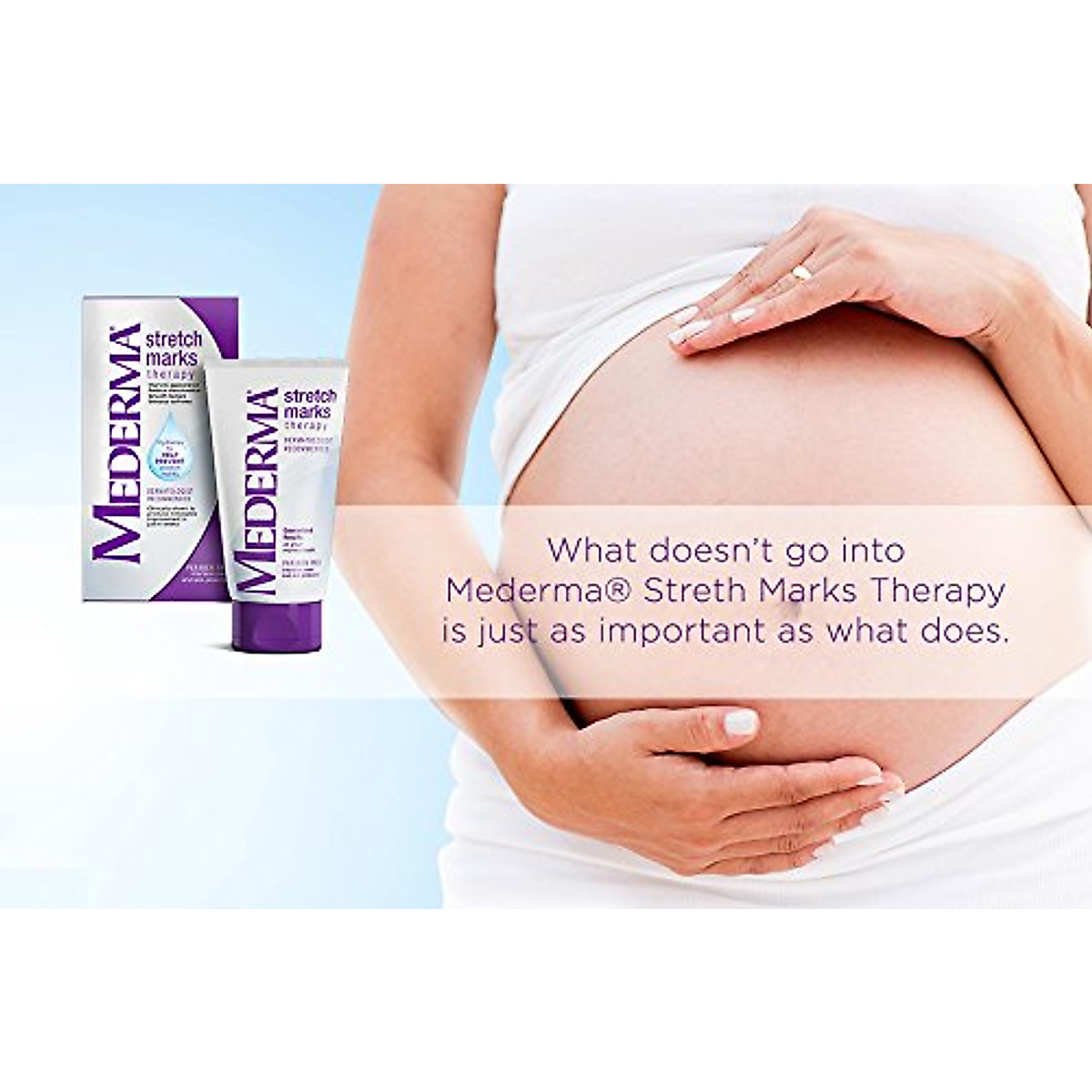 Mederma Stretch Marks Therapy, Hydrates to Help Prevent Stretch Marks, Clinically Shown to Produce Noticable Improvement in 4 Weeks, Dermatologist Recommended, Ivory, 5.29 Ounce