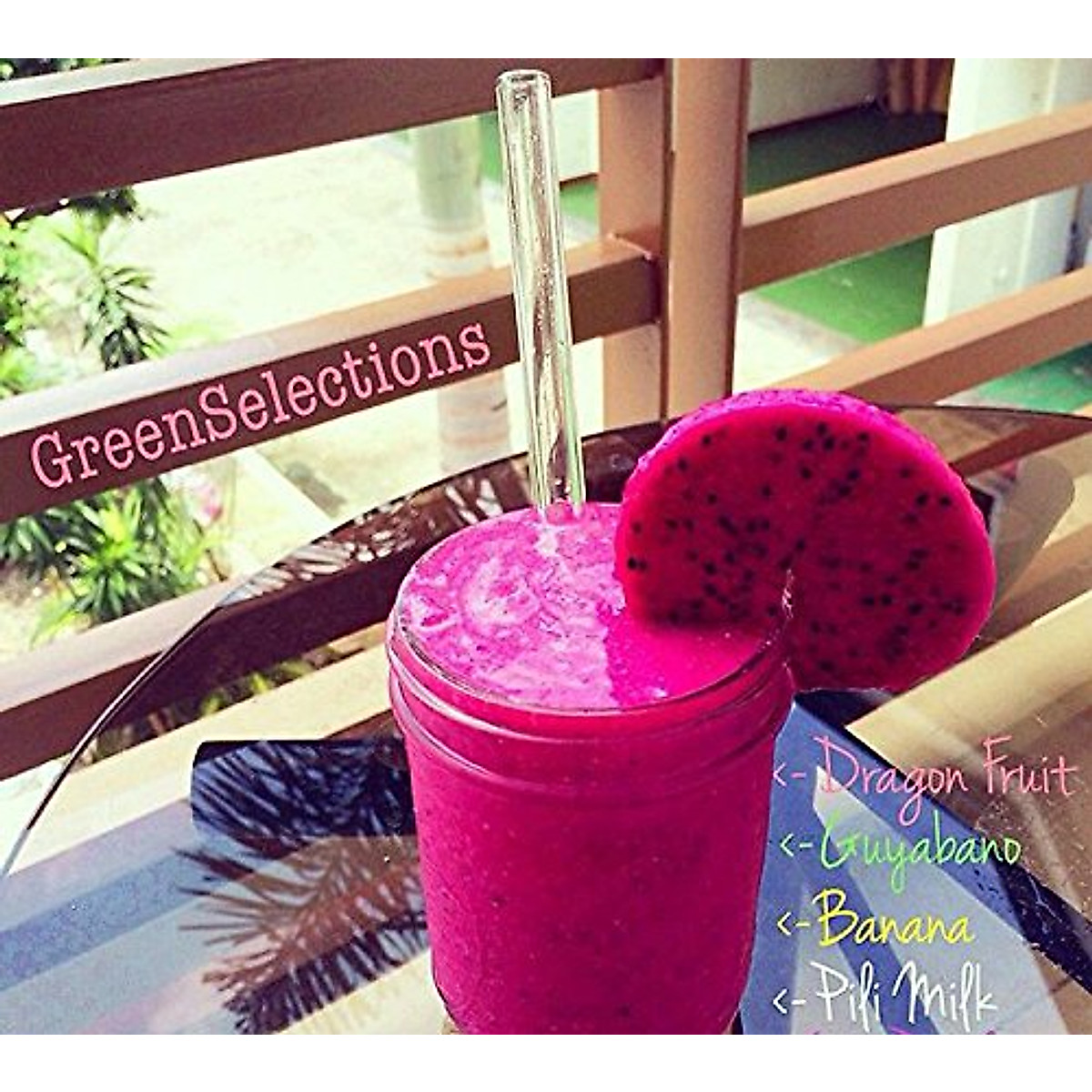 ALINK Clear Straight Glass Drinking Straws, 9" x 10 mm Reusable Smoothie Straws, Set of 4 with Cleaning Brush