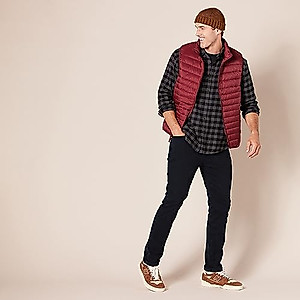 Amazon Essentials Men's Skinny-Fit Stretch Jean, Washed Black, 40W x 34L