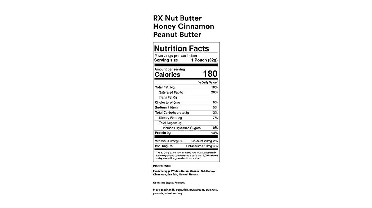 RX Nut Butter Variety Pack - Healthy Protein Snacks