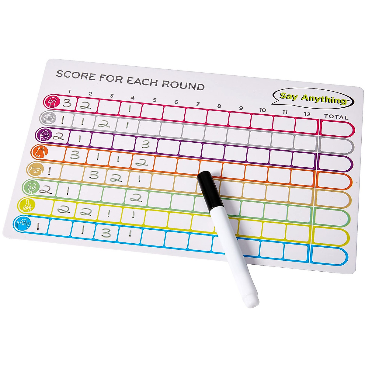 Mattel Say Anything Board Game for Teens, Adults & Parties with Question Cards, Dry Erase Scoreboard & More, 4 to 8 Players Ages 13 Years & Older