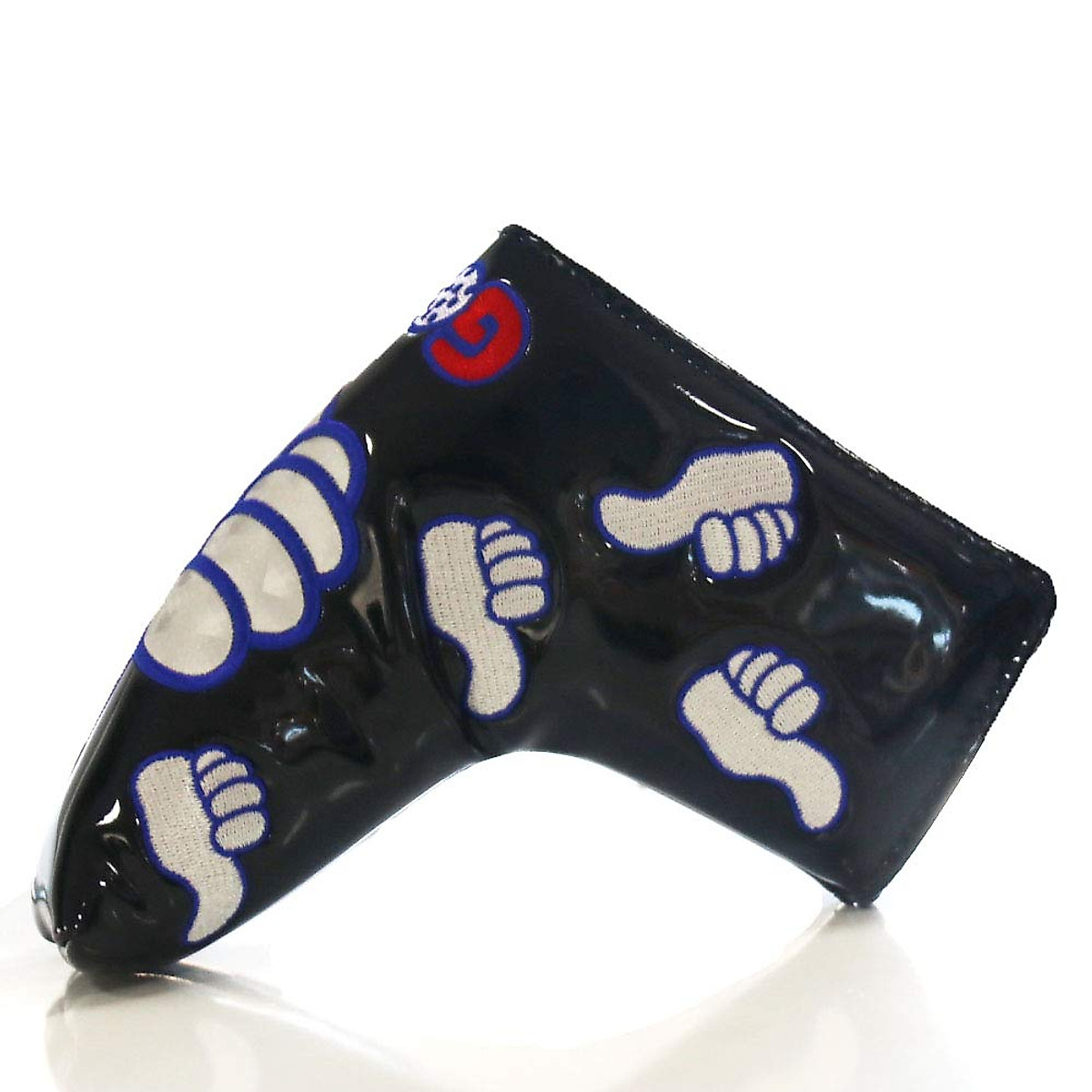 HISTAR Thumb Design PU Golf Putter Head Covers Headcover with Magnetic for Scotty Cameron Taylormade and Other All Brands Blade Headcovers (Black)