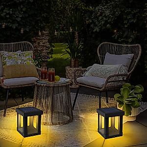 CORESLUX Solar Post Cap Light Lamp Outdoor Floor Lamp, Super Bright Solar Outdoor Lights Waterproof Landscape Path Lights for Garden Yard Walkway 2 Pack