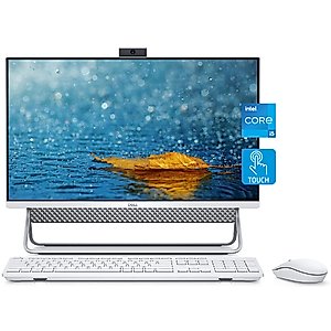 DELL Inspiron 5000 All in One Desktop 24" FHD Touch-Display, i5-1135G7, 32GB DDR4 Memory, 1TB Solid State Drive, HDMI, WiFi, Pop-up Webcam, Wireless Mouse&Keyboard, Win10