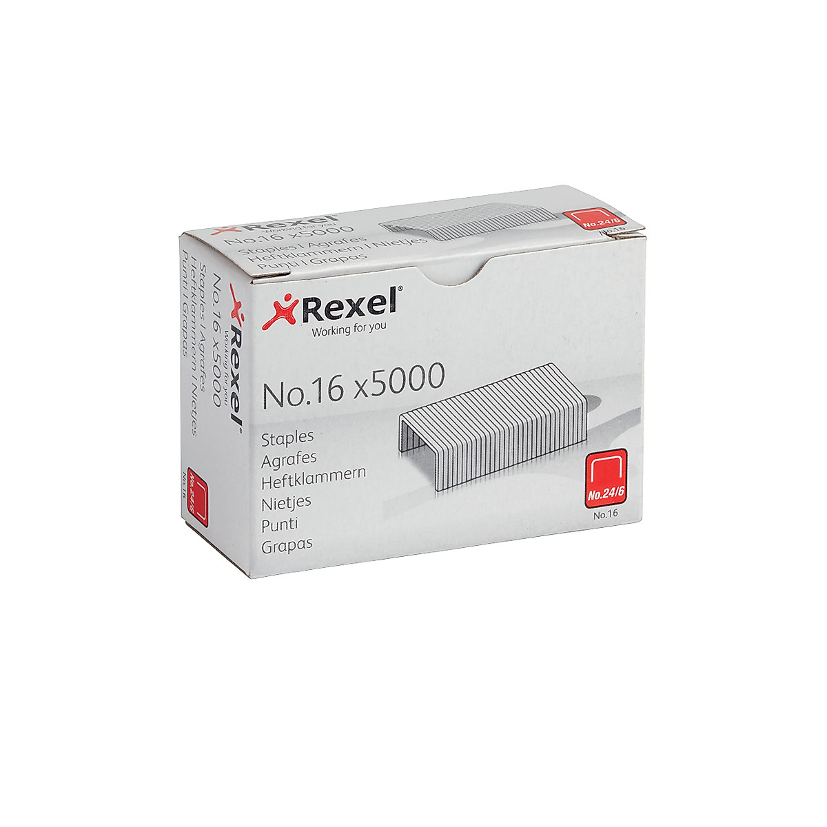 REXEL Staples NO16 6MM PK5000 06010 by Rexel