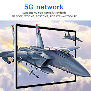 ICRPSTU Tablet, 10.1 Inch Tablet Tab M10 8MP 13MP 3200x1440 for Study (White)