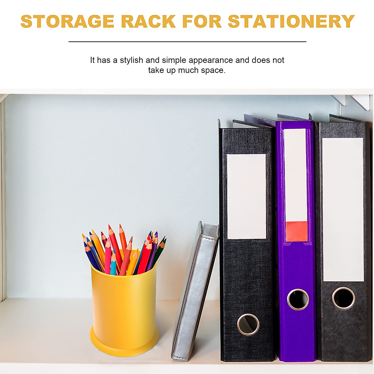 DOITOOL Ceramic Dishes Plastic Kitchen Utensil Holder Utensil Crock Cutlery Holder Spoon Spatula Holder Utensil Caddy Organizer for Kitchen Countertop Yellow Spoons Silverware