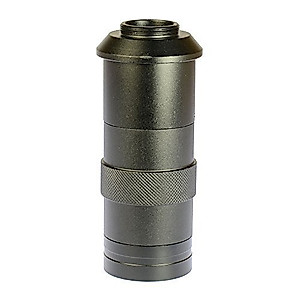 Monocular 8x-100x 43mm-150mm C-Mount Zoom Glass Lens for Industry Lab Microscope Camera