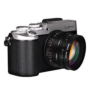 Meike 50mm f0.95 Large Aperture Manual Focus Lens Compatible with Panasonic Lumix M43 MFT Mount Digital Mirrorless Cameras GH3 GH4 GH5 GH6 GH7