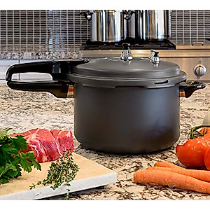 Barton 7.4Qt Pressure Canner w/Release Valve Titanium Canning Cooker Pot Stove Top Instant Fast Cooking