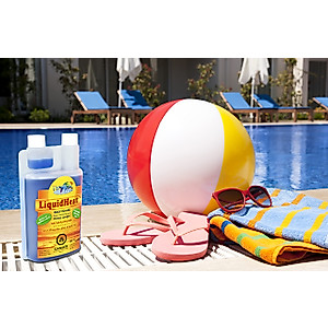 TROPICAL FISH LIQUID SOLAR BLANKET - Liquid Heat - Solar Pool Cover in a Bottle -Reduce Evaporation, Conserve Heat- 1L(33.8oz)