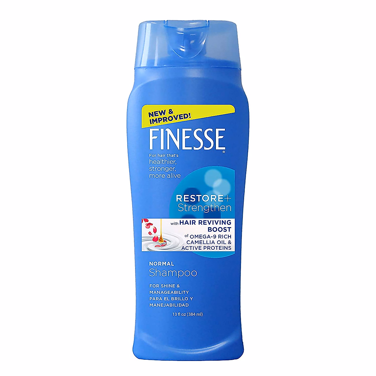 FINESSE Restore + Strengthen Normal Shampoo, 13 fl oz