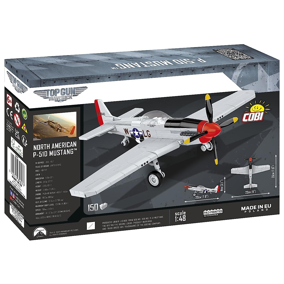 COBI TOP Gun: Maverick™ P-51D Mustang™ Aircraft