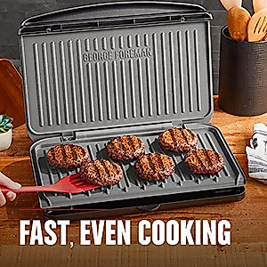George Foreman GRS120GT, 9 Serving, Gunmetal Grey