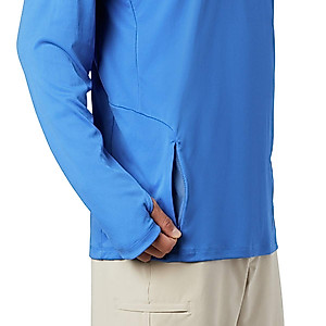 Columbia Men's PFG Buoy Knit Long Sleeve Shirt, Vivid Blue, Large
