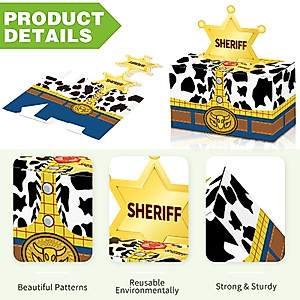 AHIONB Toy Inspired Story Party Favor Treat Boxes, 12 Pcs Present Boxes Paper Gift Boxes, for Theme Birthday Baby Shower Party Supplies Decoration