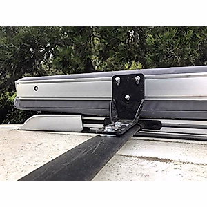 ARB 813402 Awning Bracket 50 mm Wide Pre-Drilled Holes 8 mm Gusseted Awning Bracket Ideal for Additional Strength for Off-Road use or Under Extreme Conditions.