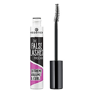 essence | The False Lashes Mascara Extreme Volume and Curl | Vegan & Paraben Free | Cruelty Free - Black