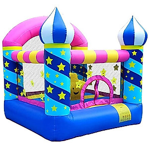 Inflatable Castle Activity Air Bounce House Bounce Room, Cloth 840D Jumping Surface, Outdoor Family Playground Garden Ch