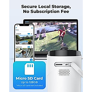 REOLINK Wireless Outdoor Security Camera, No Hub Needed, 1080P HD, Wire-Free Rechargeable Battery Powered, Home Surveillance with 2.4GHz WiFi, Local Storage, 2-Way Talk, Argus Eco 2 Pack