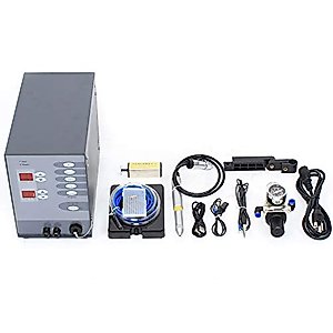 Automatic CNC Spot Welding Machine Automatic CNC Spot Welder Pulse Argon Arc Welding Machine Jewelry Repair Soldering Machine for DIY Jewelry Repair Hardware Workpiec