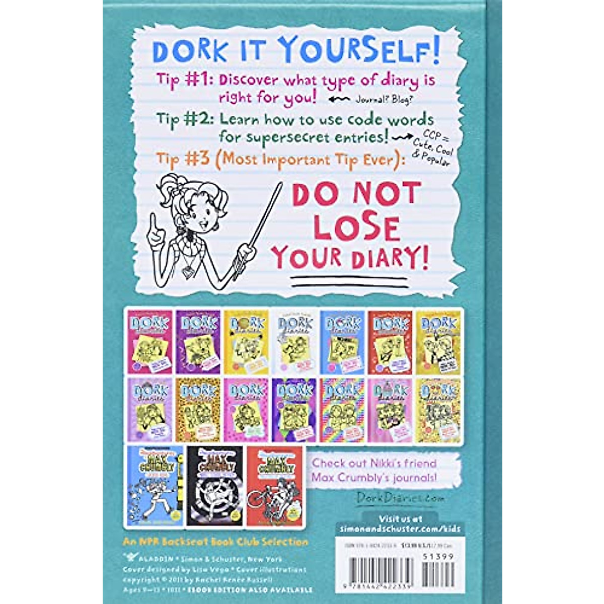 Dork Diaries 3 1/2: How to Dork Your Diary