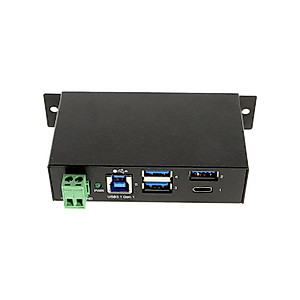 Coolgear USB C Hub 4 Port USB 3.1 Gen1 SuperSpeed Type-B Upstream