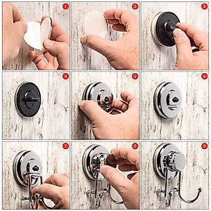 HASKO accessories - Adhesive Mounting Disc for Suction Cup (2 Pack)