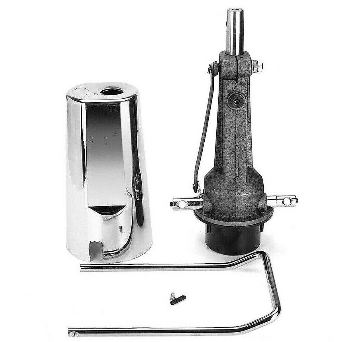 GDAE10 Beauty Equipment - Barber Chair Hydraulic Pump, Adjustable Barber Salon Styling Chair Replacement Lift 4 Screw Chair with Hydraulic Pump, Beauty Chairs for Salon, Black