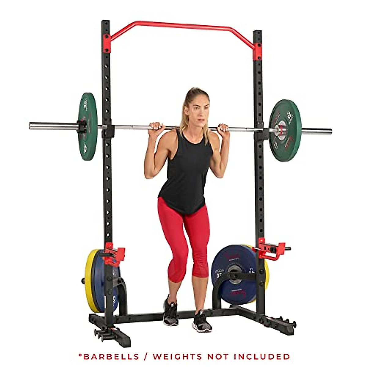 Sunny Health & Fitness Power Zone Squat Stand Power Rack Cage - SF-XF9931