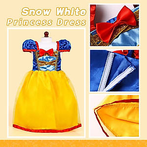 18-Inch Doll Clothes Princess Dress 5 Pc Pincess Dress Set Includes Cinderella, Belle, Snow White, Rapunzel and Aurora Fits 18" Dolls