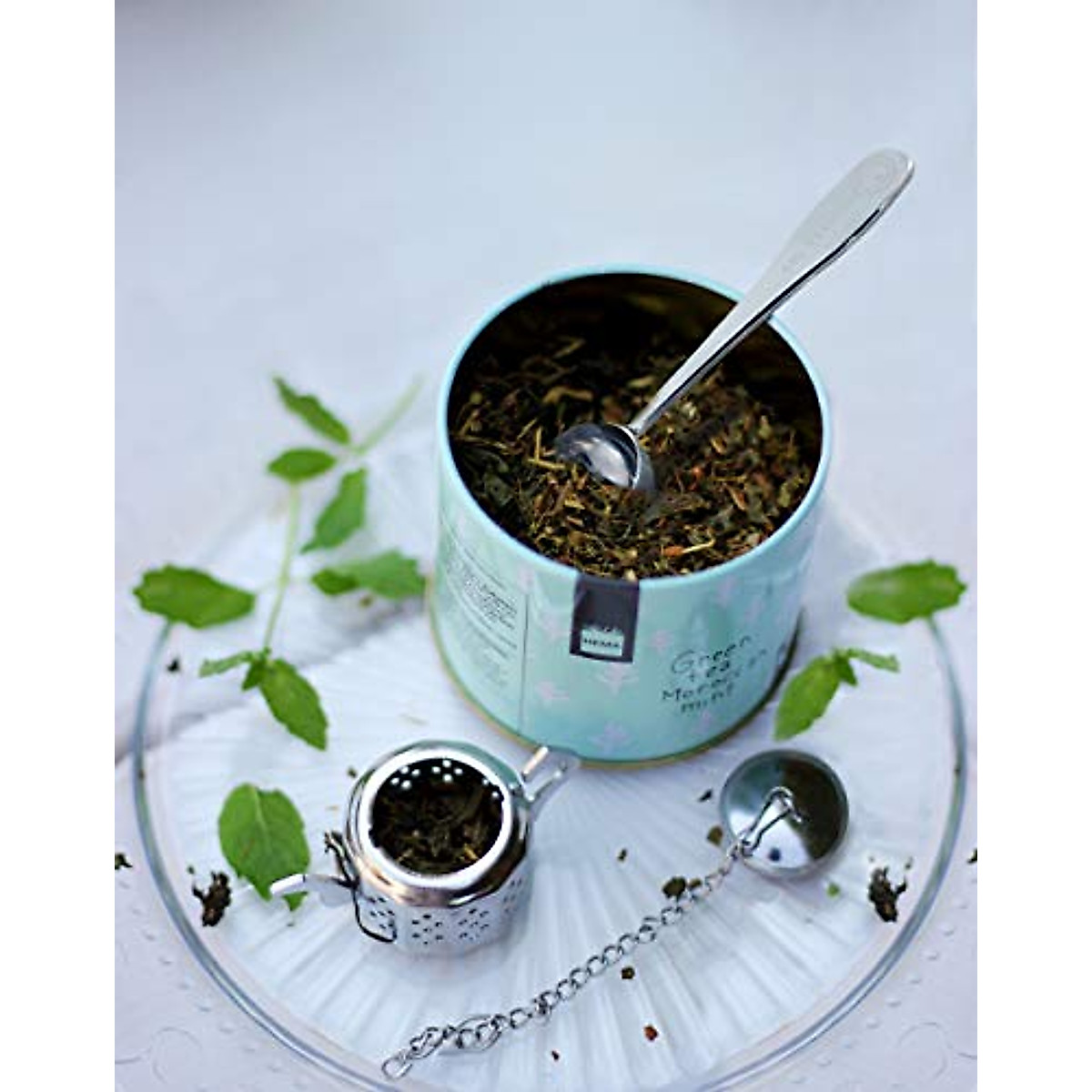 Honey Bear Kitchen 5 ml Teaspoon Measuring Scoops, Polished Stainless Steel, Set of 2