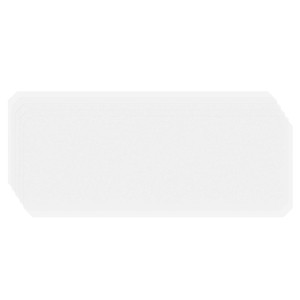 HSS Shelf Liners for 18" X 48" Wire Shelf, Opaque Plastic, 5-Pack