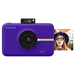 Zink Polaroid Snap Touch Portable Instant Print Digital Camera with LCD Touchscreen Display (Purple)