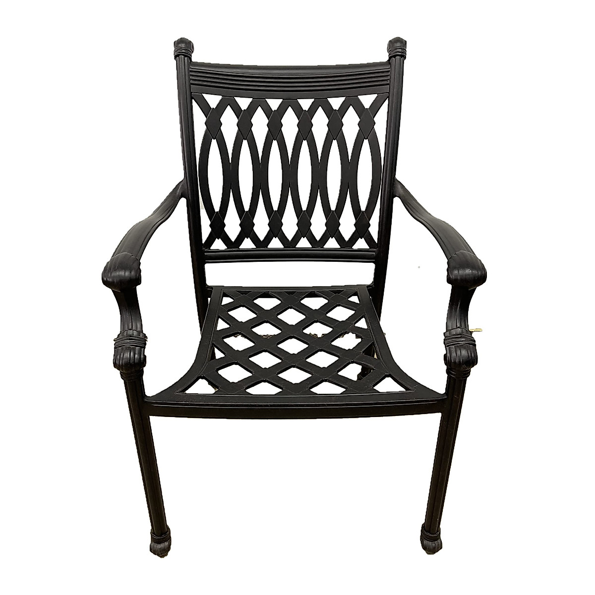 Patioland Grand Tuscany Outdoor Cast Aluminum Powder Coated 11-Piece Dining Set with Extendable 48X132 Table (with 10 Regular Chairs)