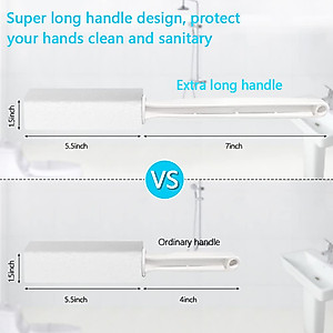 4TH Pumice Stone for Toilet Bowl Cleaning,Powerfully Remove Stubborn Stains： Limescale,Hard Water Ring,Calcium Buildup,Iron,Rust
