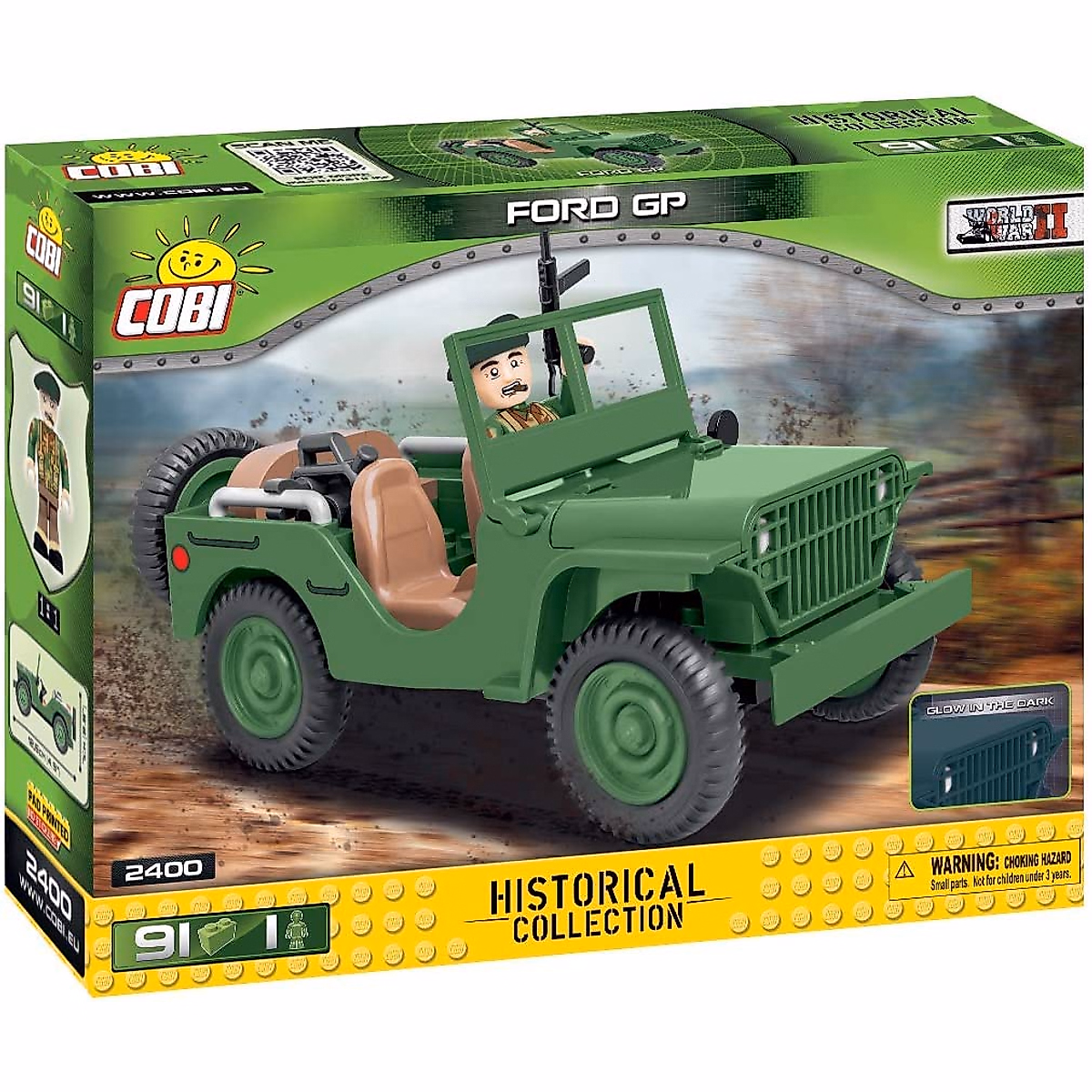 COBI Historical Collection Ford GP Vehicle, Green