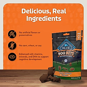 Blue Buffalo Boo Bits Soft & Chewy Halloween Dog Treats, Tasty Chicken Recipe, 4.5-oz Bag